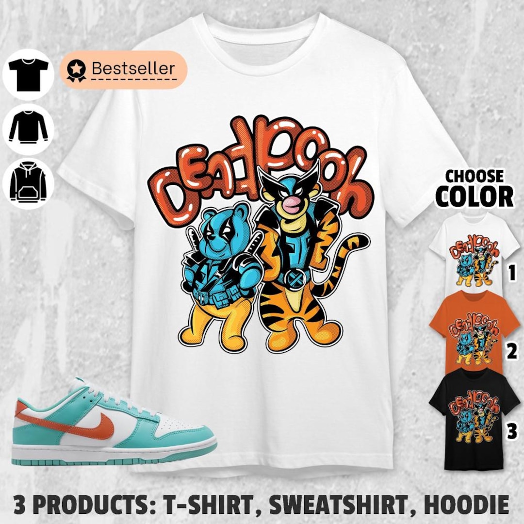 Dunk Low Dolphins Unisex T-shirt, Sweatshirt, Hoodie, Deadpool the Pooh ...