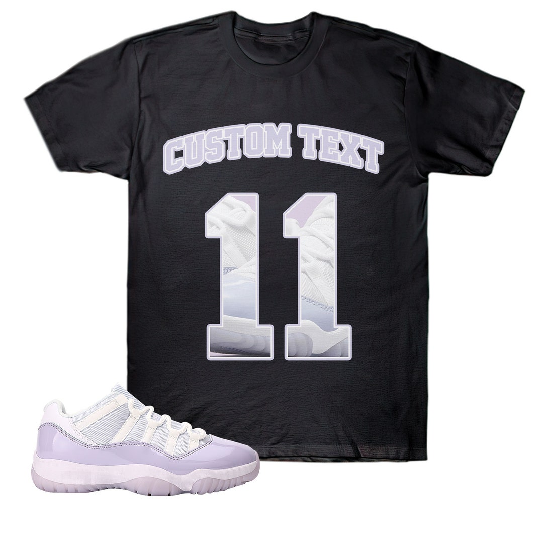 Number 11 CM11 Custom Text Unisex Shirt Match Jordan 11 Retro Low Pure ...