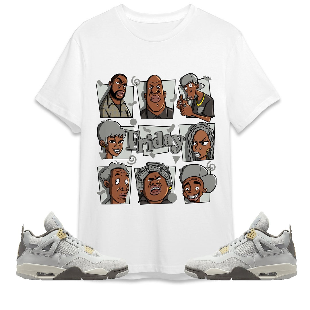 Friday 90s Cartoon Unisex Shirt Match Jordan 4 SE Craft Photon Dust - Etsy