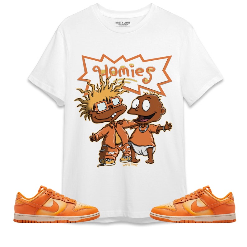 Homies Rugrats Unisex Shirt Match Dunk Low Magma Orange - Etsy