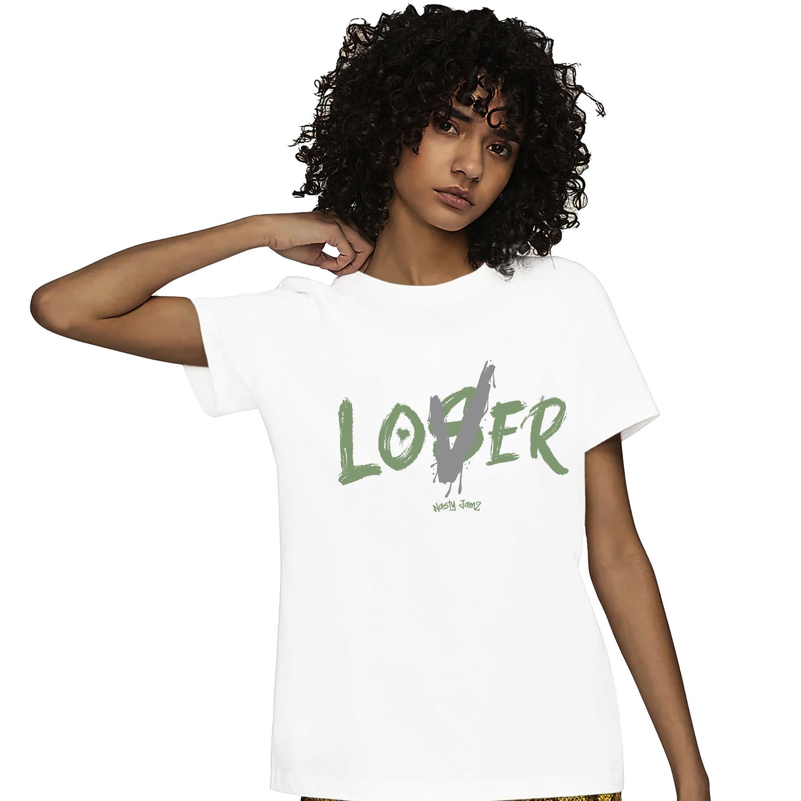 Loser Lover Unisex Shirt Match Jordan 4 Seafoam Oil Green - Etsy