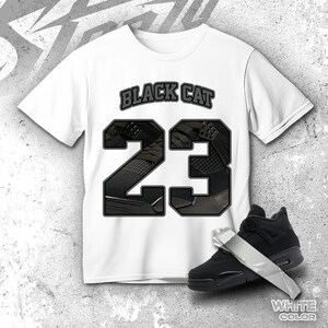 Number CLP Number 23 CM4 Name AJ 4 Black Cat Unisex Shirt, Hoodie ...