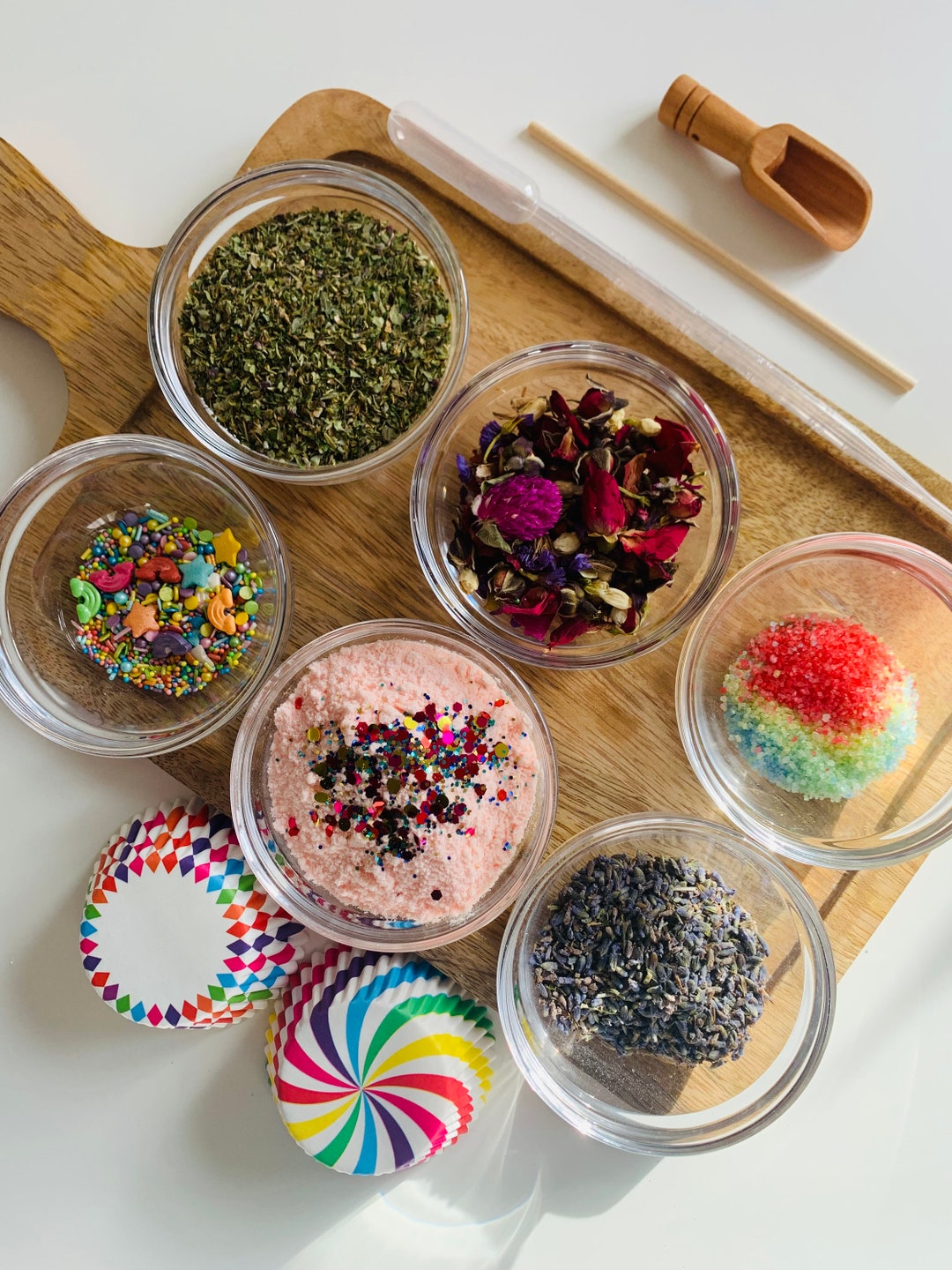Rainbow Themed Mud Kitchen Kit, Rainbow Potion Kit, Sensory Play ...