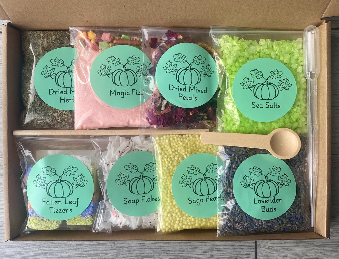 Autumn Themed Mud Kitchen Kit, Autumn Potion Kit, Sensory Play, Natural ...