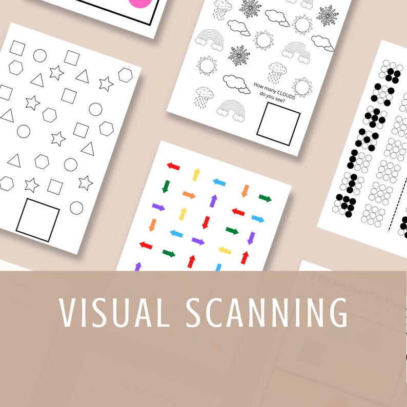 Visual Scanning Perceptual Learning Figure Ground Activities Digital ...