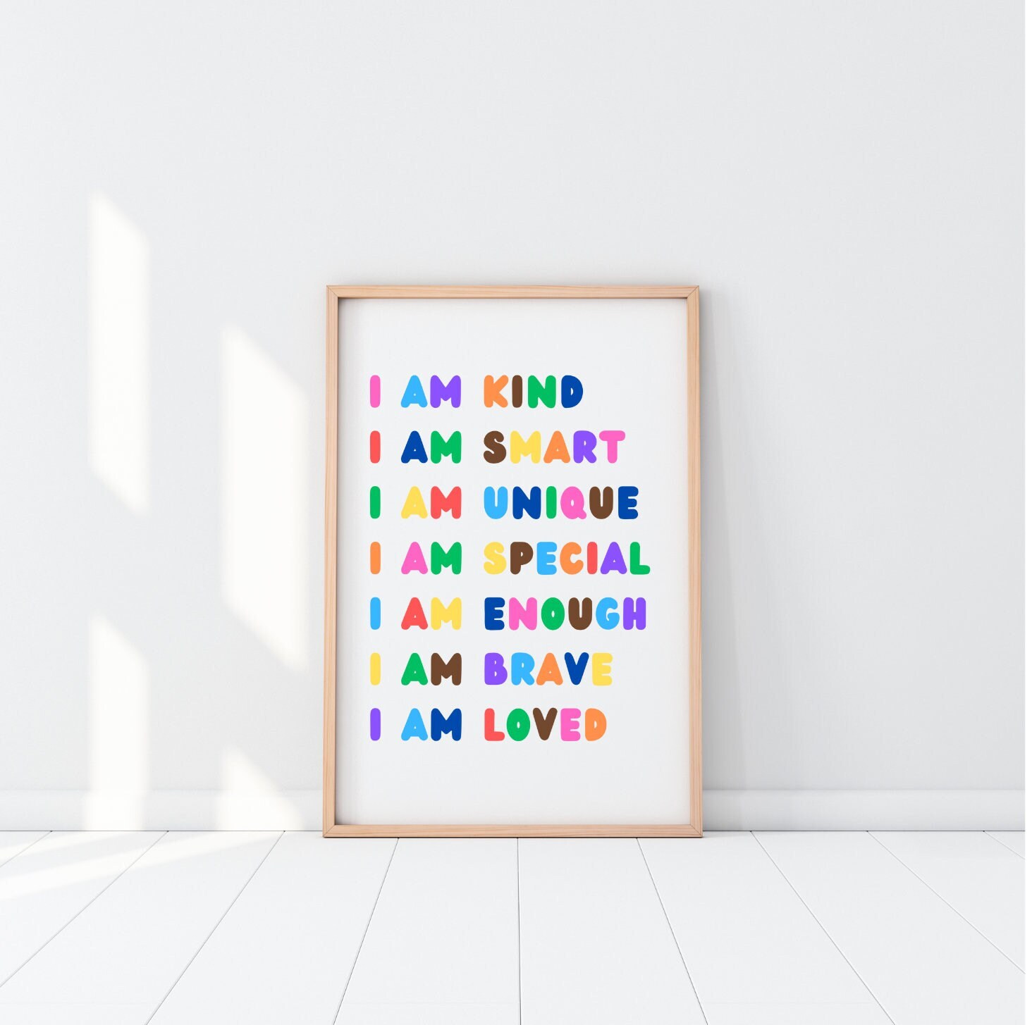 8 Calm Down Corner Posters Rainbow Classroom Psychology Prints Growth ...