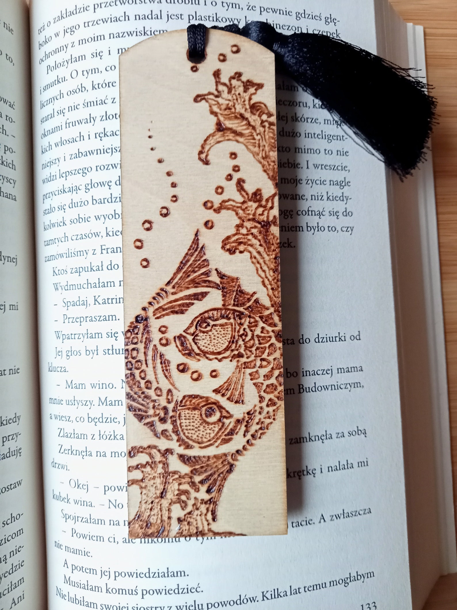 Wooden Bookmark Pirates, Pirate Ship, Wood Burned Fish Pyrography, Best ...