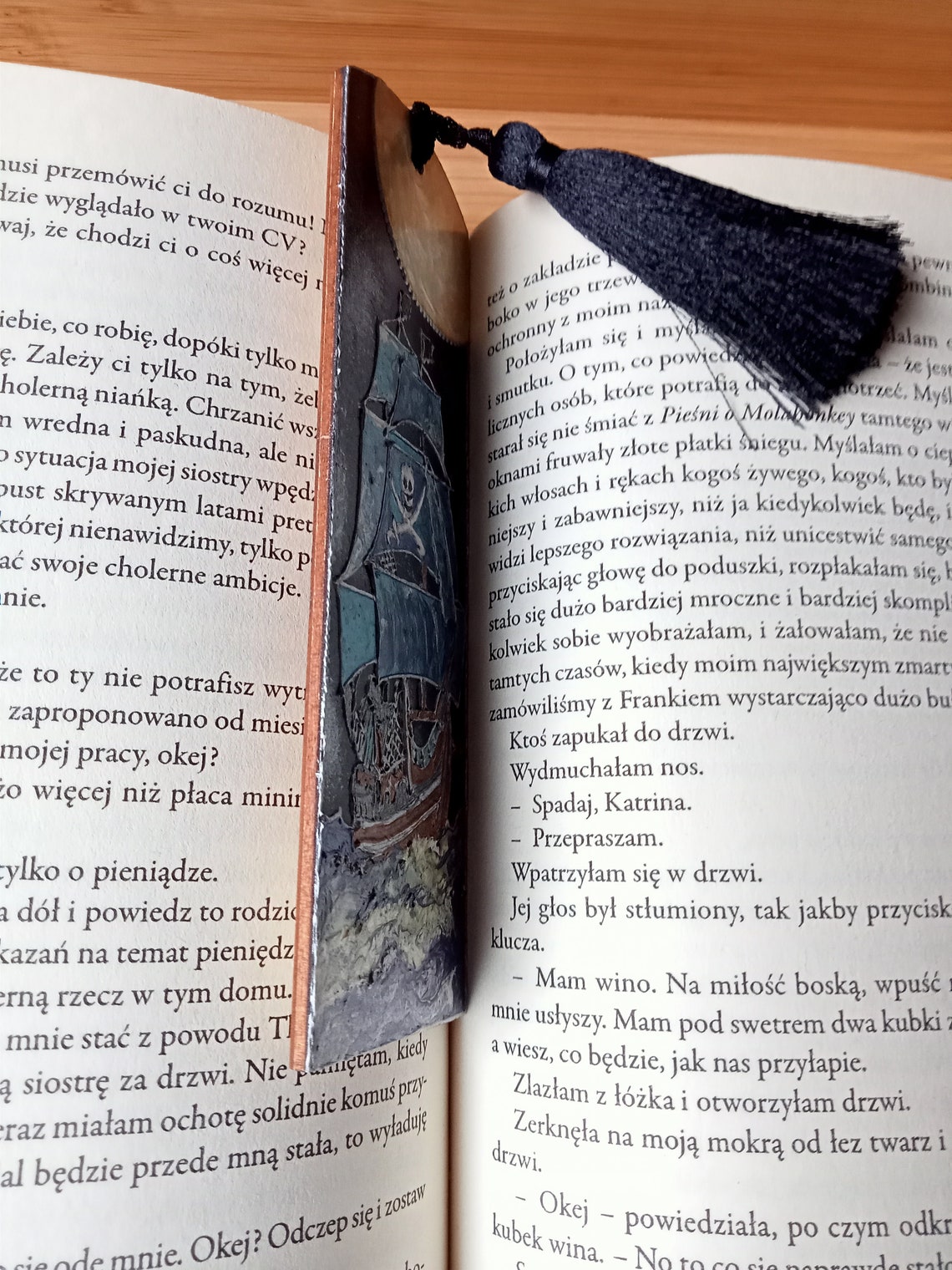 Wooden Bookmark Pirates, Pirate Ship, Wood Burned Fish Pyrography, Best ...