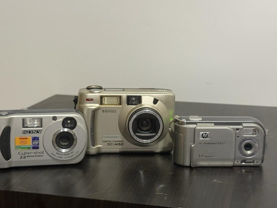 Three Digital Cameras Sony, Gateway, HP Brands - Etsy