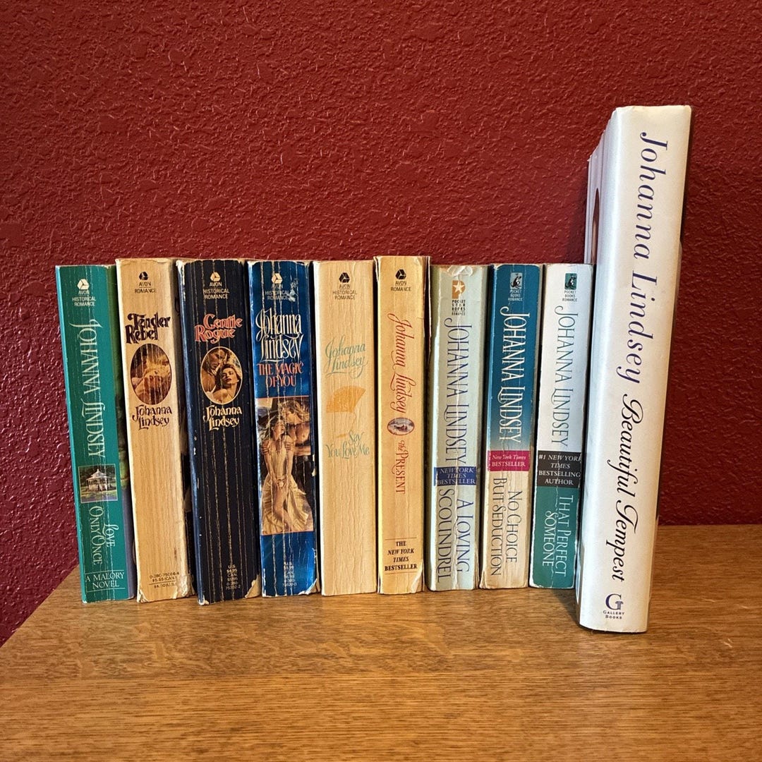 Johanna Lindsey Romance Novels; Mallory Family Series - Etsy