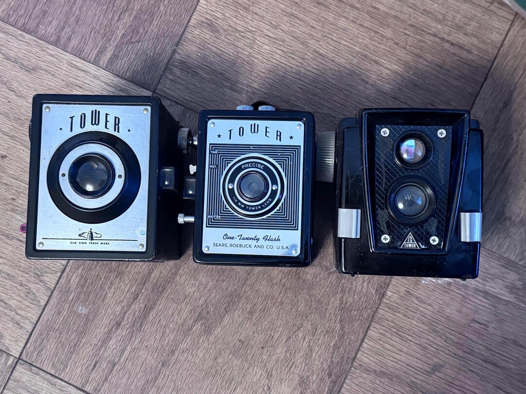 Lot - Sears, Roebuck and Co Tower Box Camera (3) - Etsy