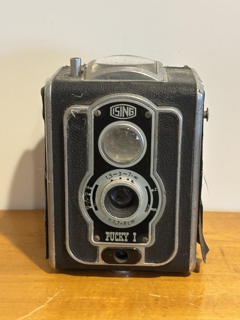 ISING PUCKY I PSUEDO Tlr Box Camera 6x6cm 120 Roll Film 80mm Lens - Etsy