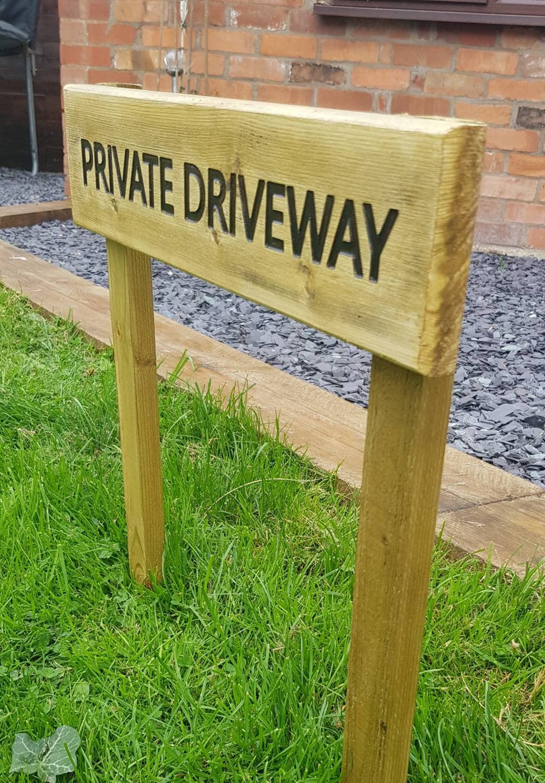Wooden Freestanding Private Driveway Sign. - Etsy UK