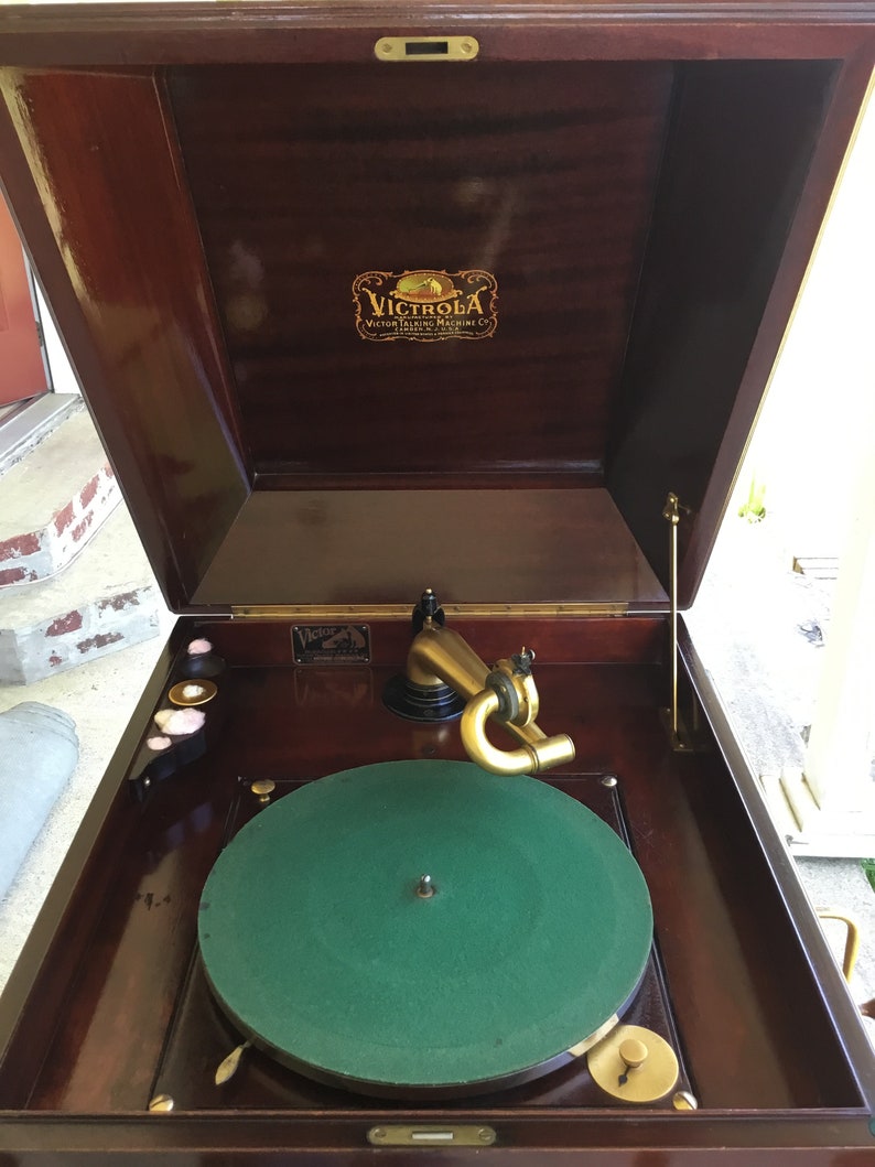 Victor-victrola Talking Machine - Etsy