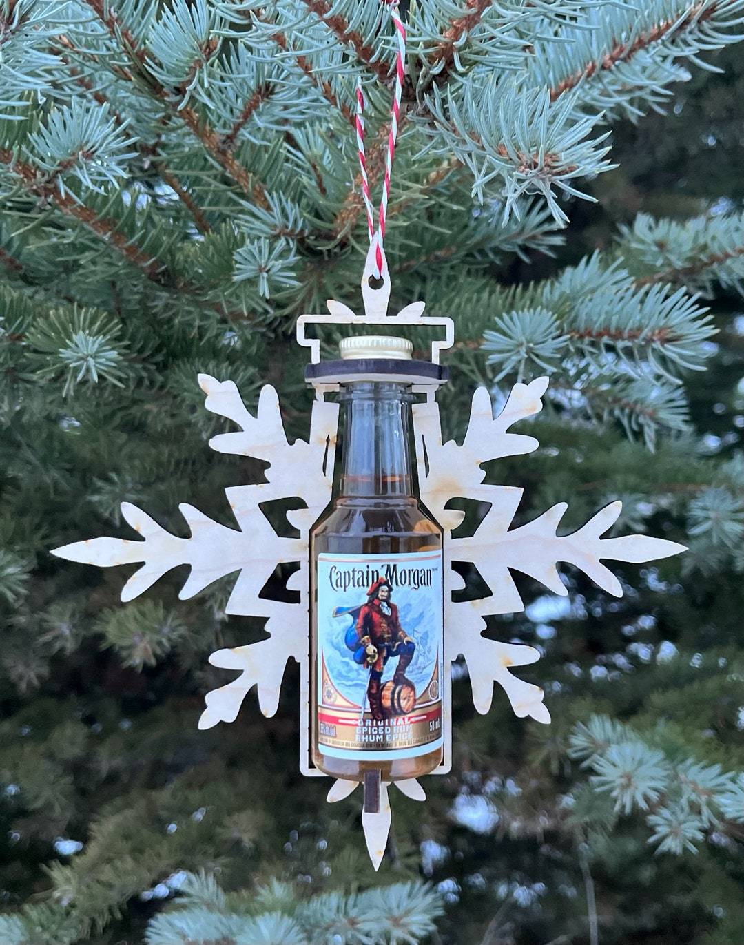Alcohol Tree Ornament 50ml Captain Morgan .SVG Cut File | Captain ...