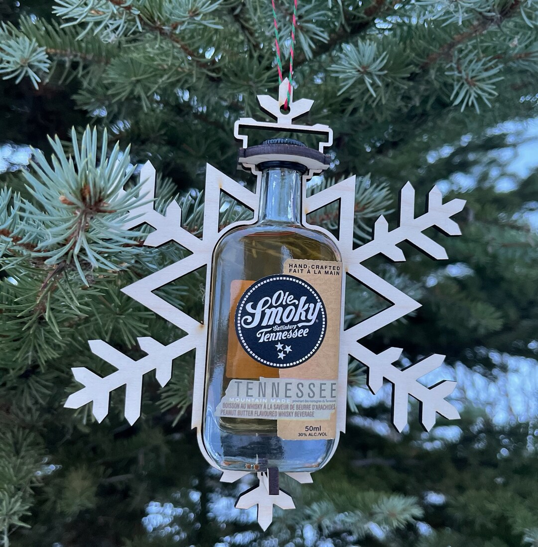 Alcohol Tree Ornament 50ml Old Smokey Shooter .SVG Cut File | Old ...