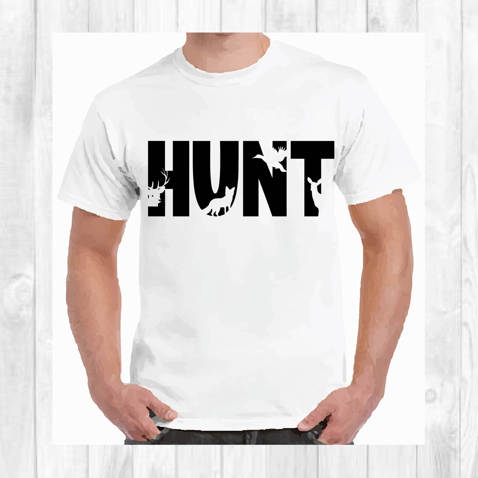 Hunt Svg. Great for Cricut, Silhouette, Sublimation and Printable for ...
