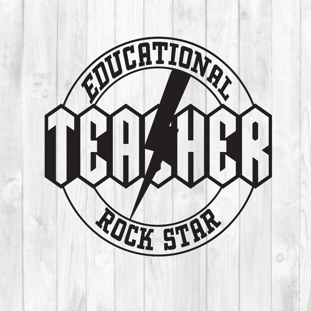 Educational Rockstar Svg Ready for Instant Downloads for Your Creative ...