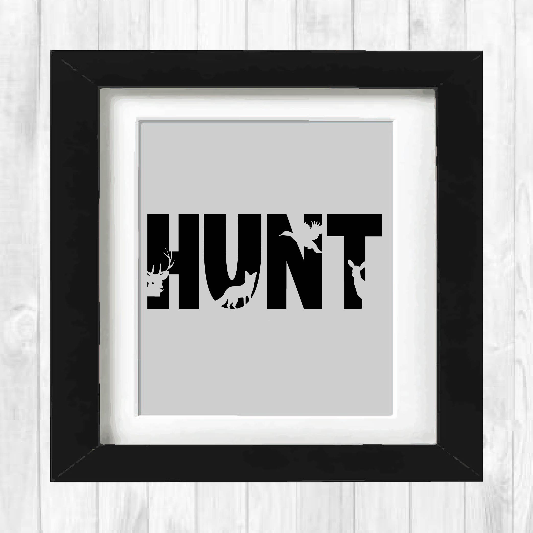 Hunt Svg. Great for Cricut, Silhouette, Sublimation and Printable for ...