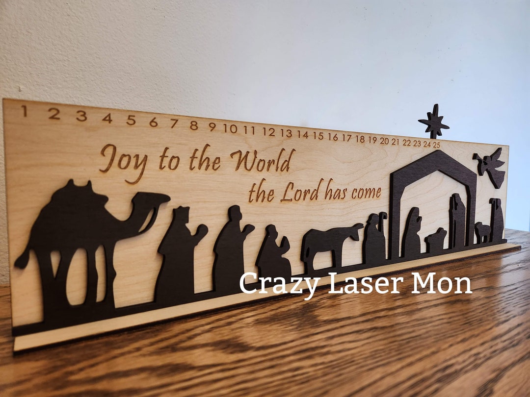 Nativity Countdown File Only - Etsy