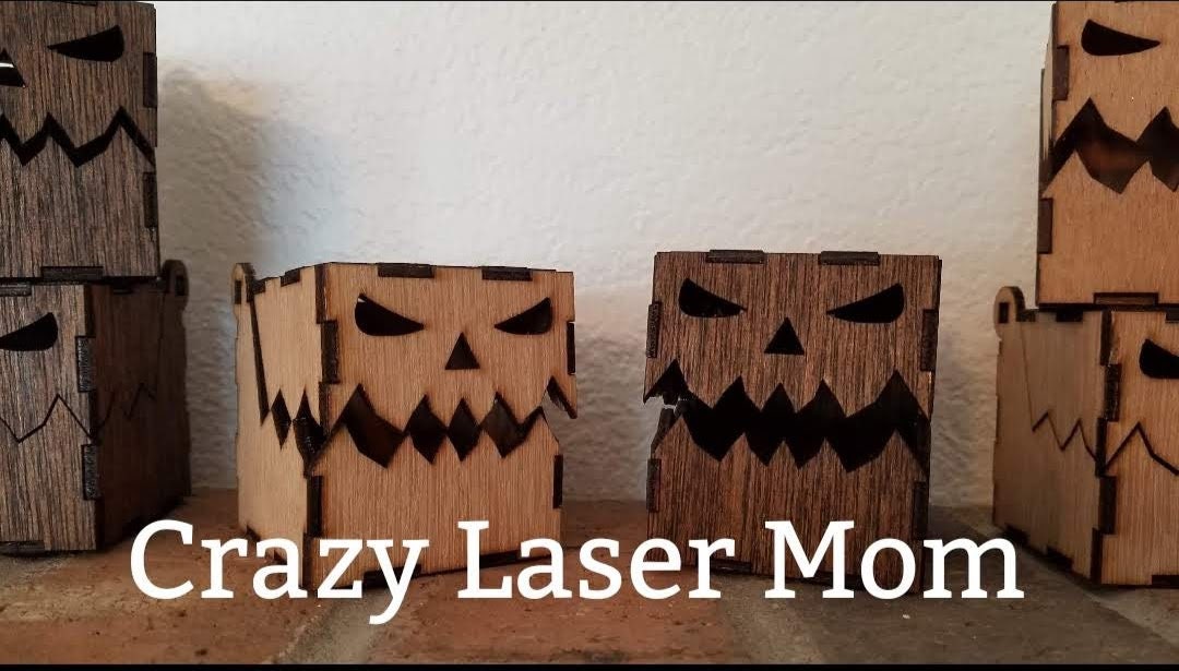 Halloween Box Open Face Mouth SVG Laser File Only - Etsy