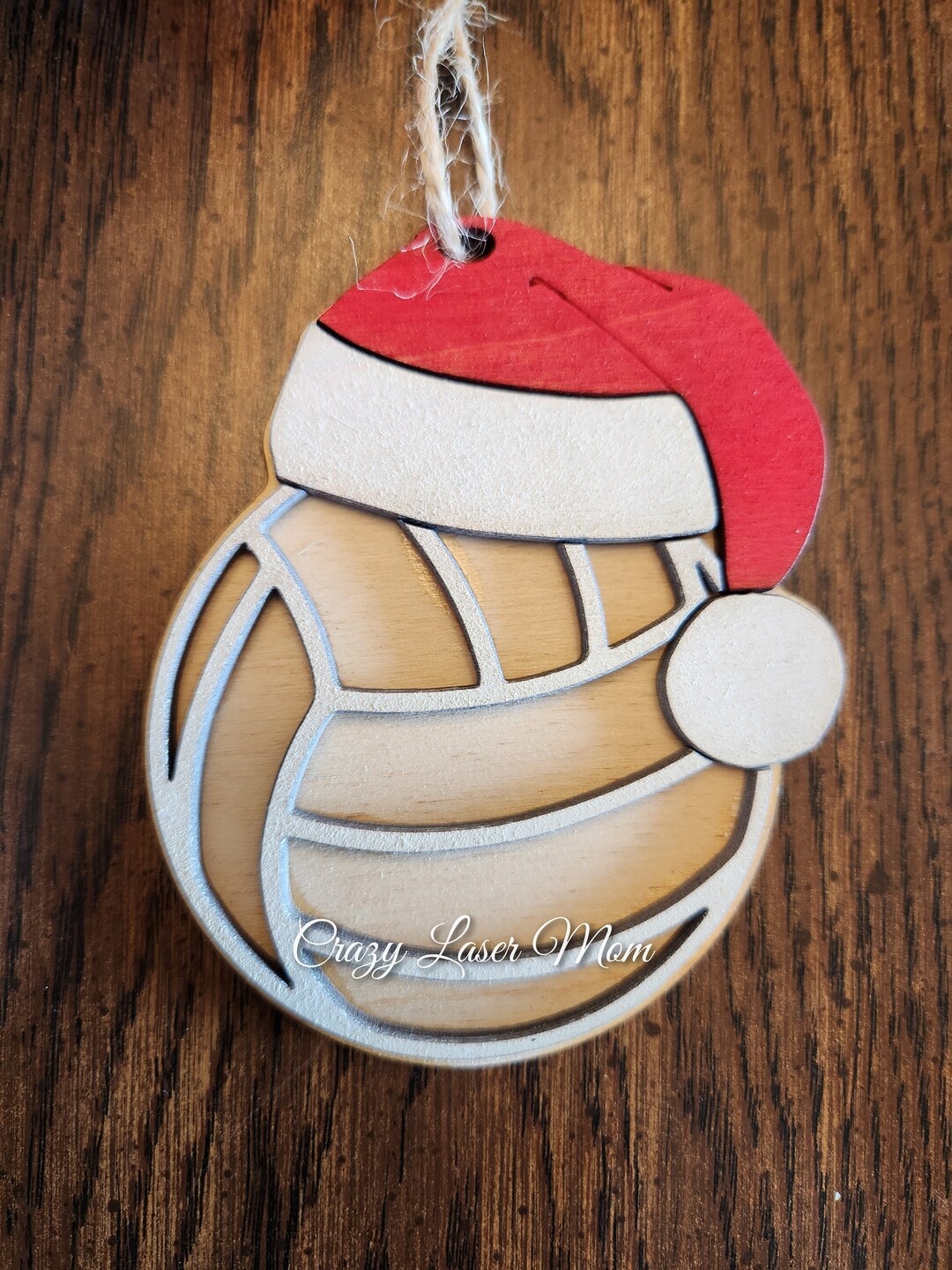 Volleyball Ornament - File Only, SVG, PNG, Christmas Ornament, Sports ...