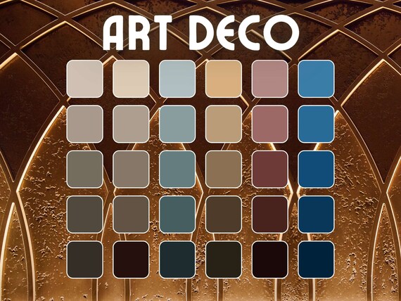 Art Deco Color Combinations