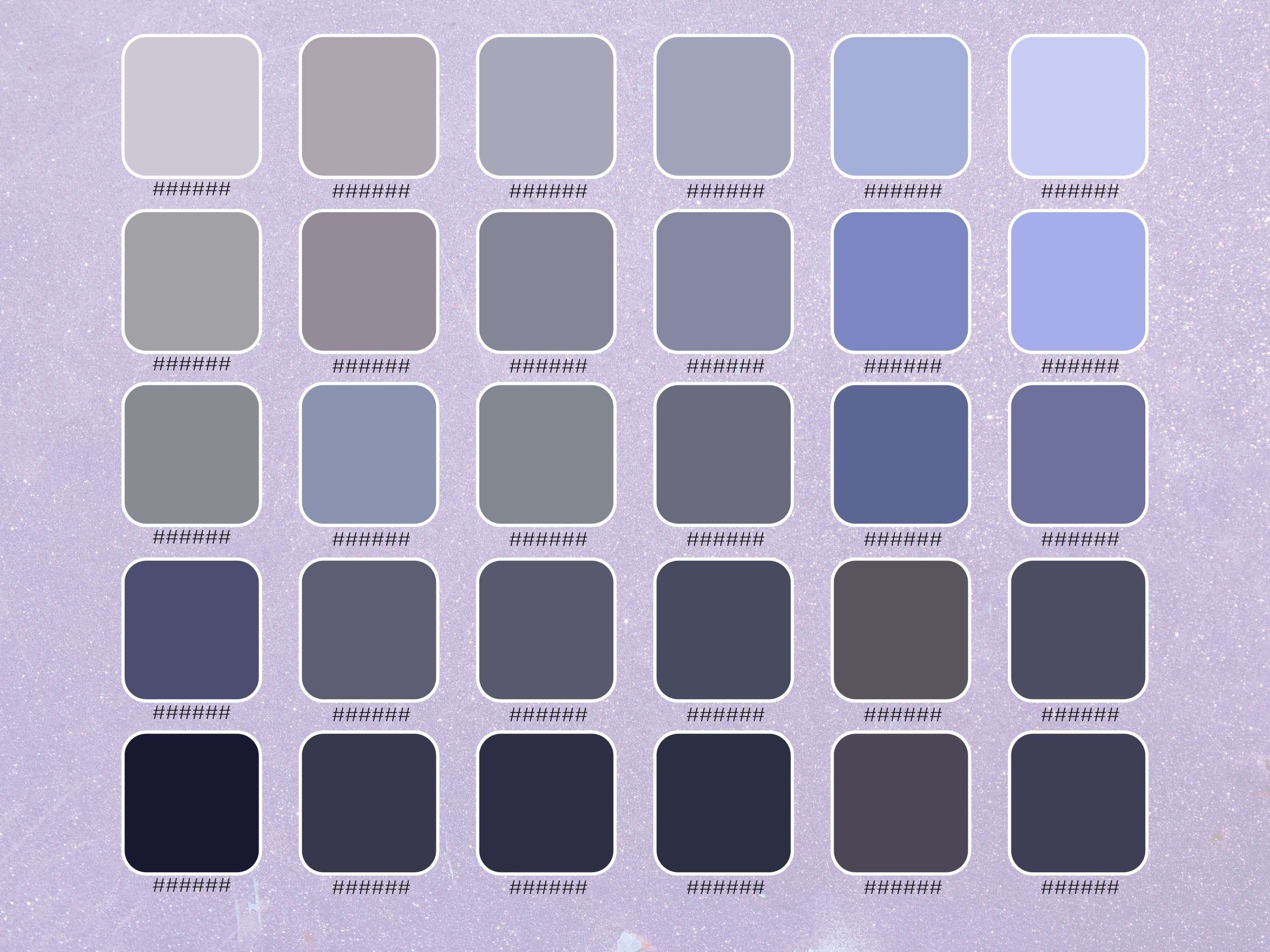 Lavender Gray Color Palette | HEX RGB CMYK Codes | Business Branding ...