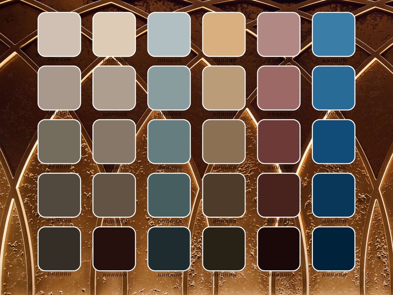 Retro Color Palette | HEX RGB CMYK | Color Palette | Digital Color ...