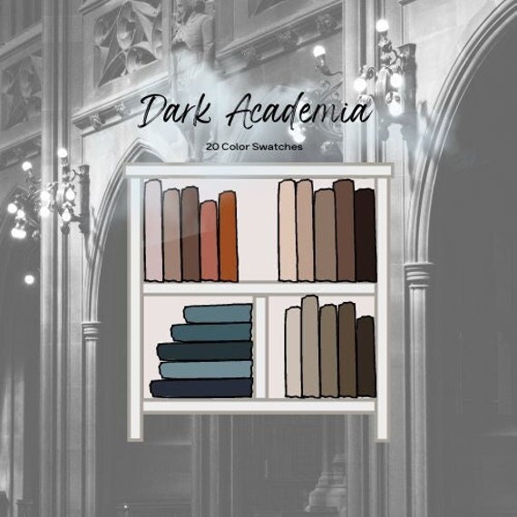 Academia Color Palettes With Hex Codes for 20 Colors Color | Etsy