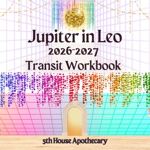 Jupiter Leo Transit Astro Workbook Ebook With Timelines and Human ...
