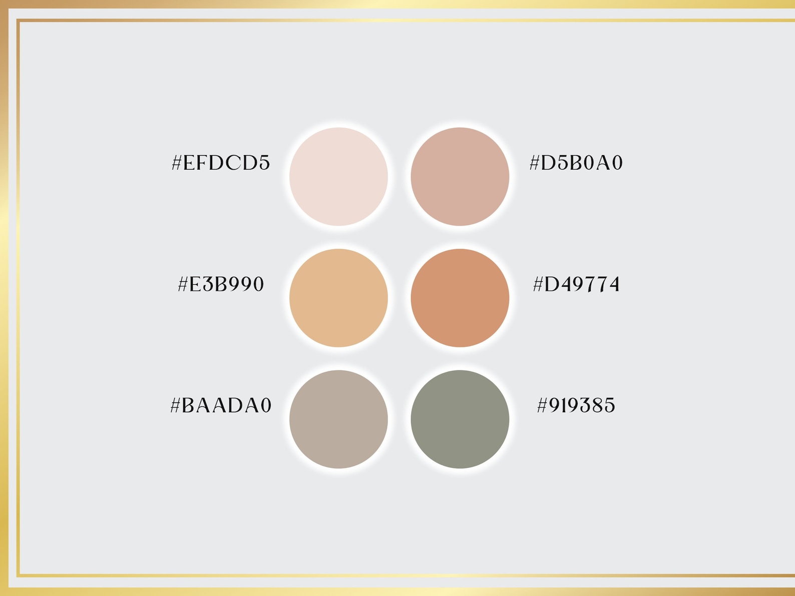 Color Palette Version 3 Bundle With Hex Codes Color Palette Bundle ...