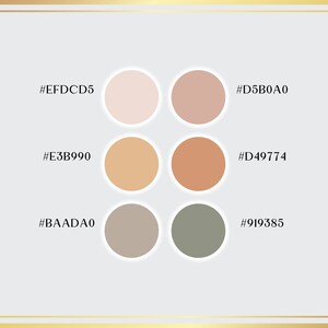 Color Palette Version 3 Bundle With Hex Codes Color Palette Bundle ...