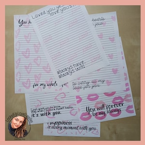 Patterned Writing Paper Set | 6 Designs | Printed Version | Prison Wife ...