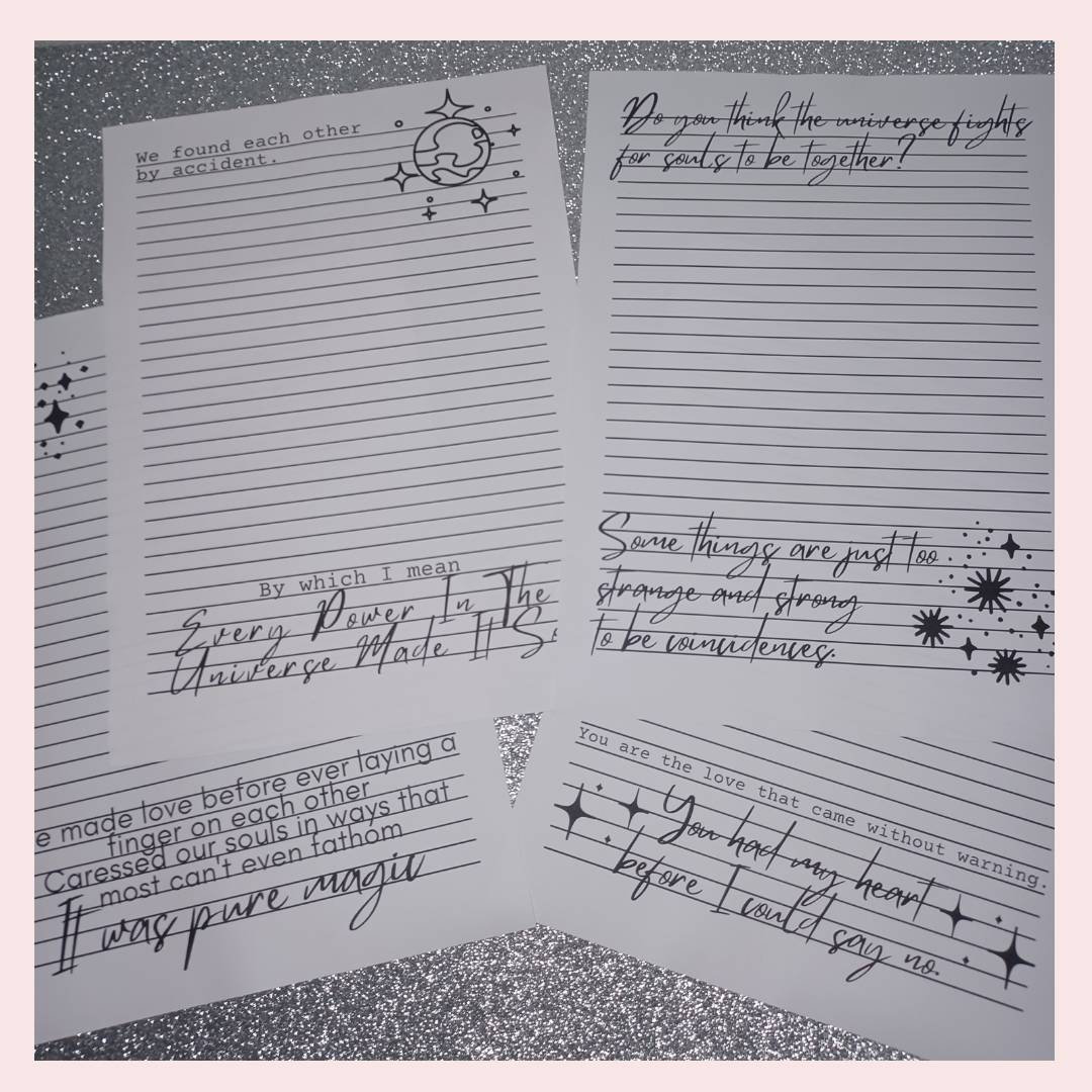 Met While Incarcerated Writing Paper Set 4 Designs Prison - Etsy