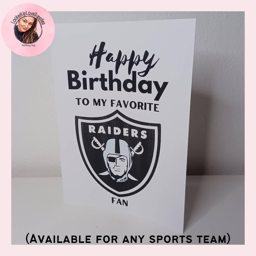 Sports Team Birthday Card Long Distance Relationship - Etsy
