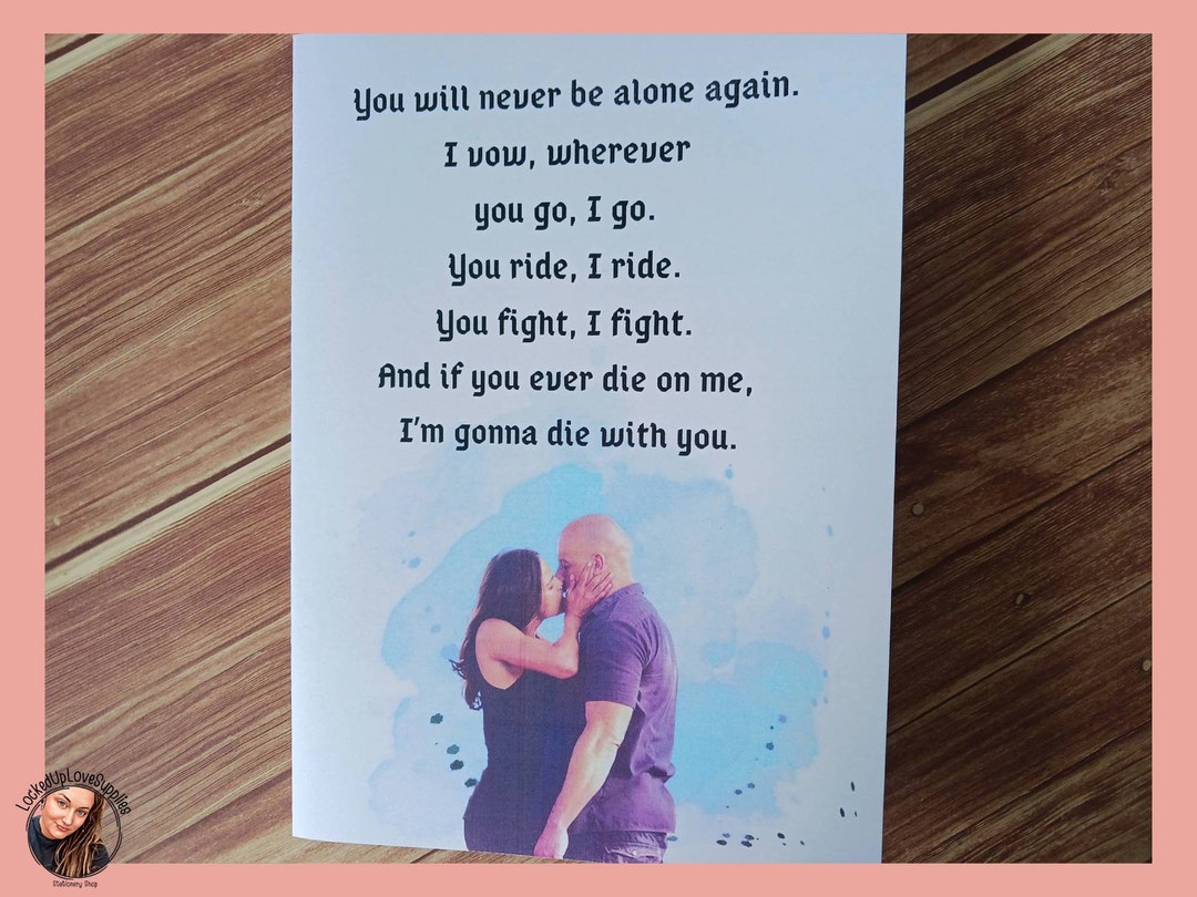 Dom and Letty Greeting Card | the Fast and the Furious | Ride or Die ...
