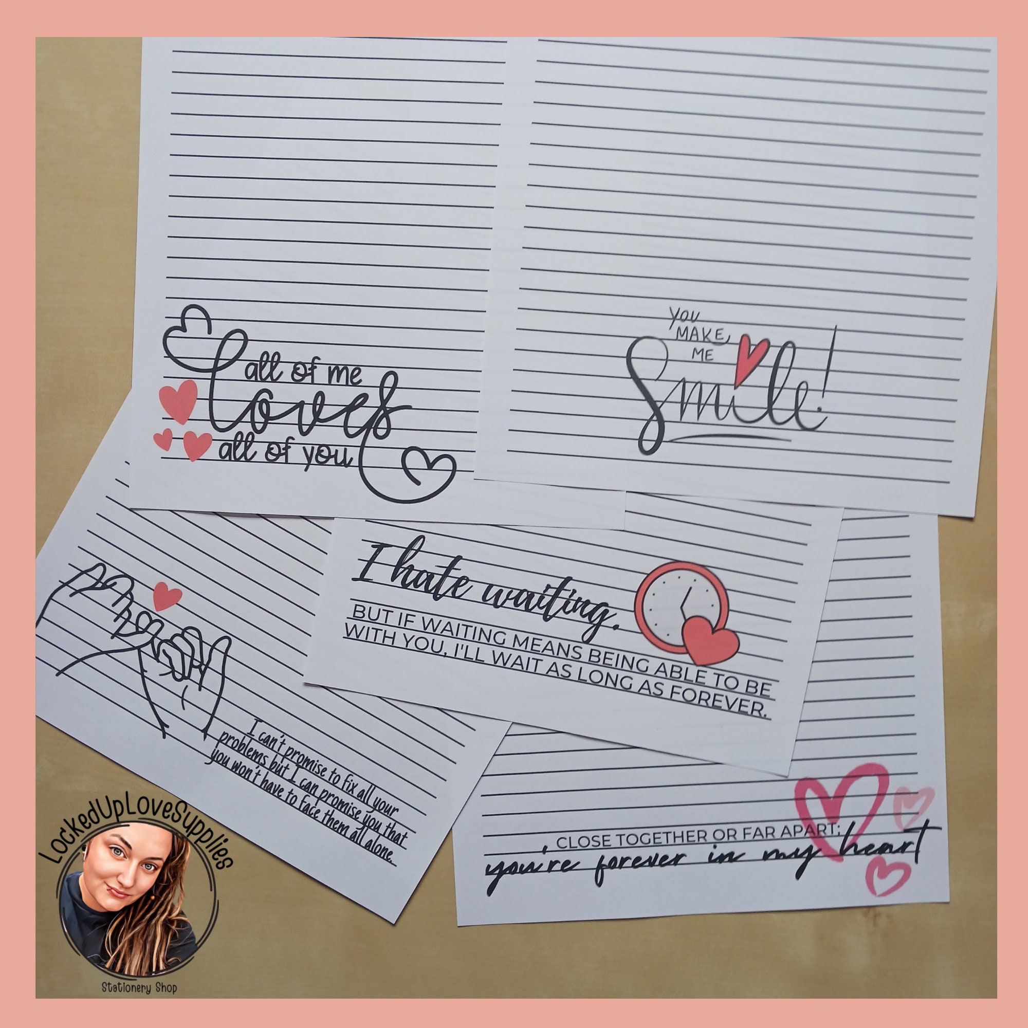 Prison Wife Stationery Starter Set | Digitalversion | Bulk Pack ...