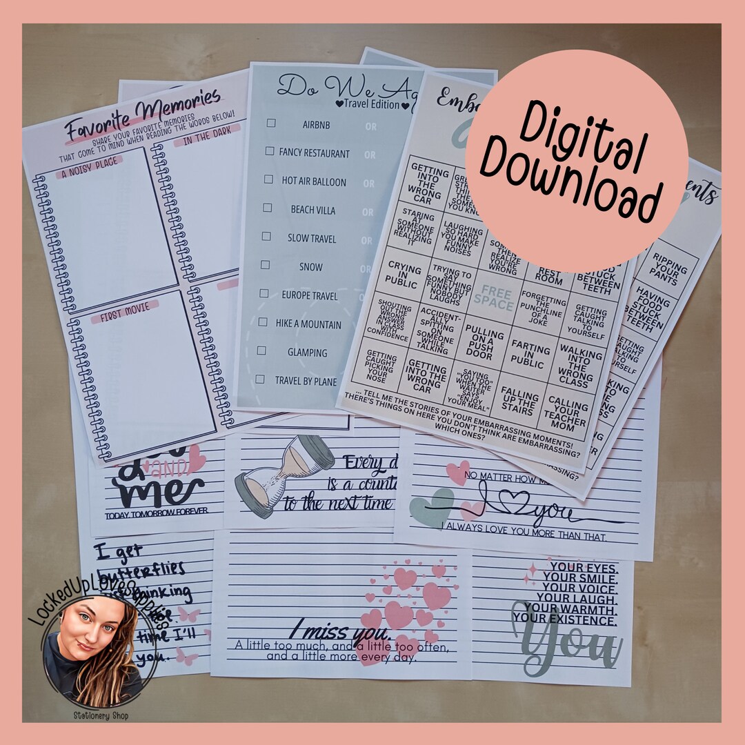 Keep Them Letters Coming Set | Download | Prisonwife | Stationery ...