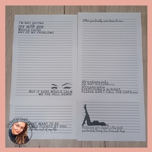 Spicy Letters Set | 8 Sheets Writing Paper | 4 Activity Sheets ...