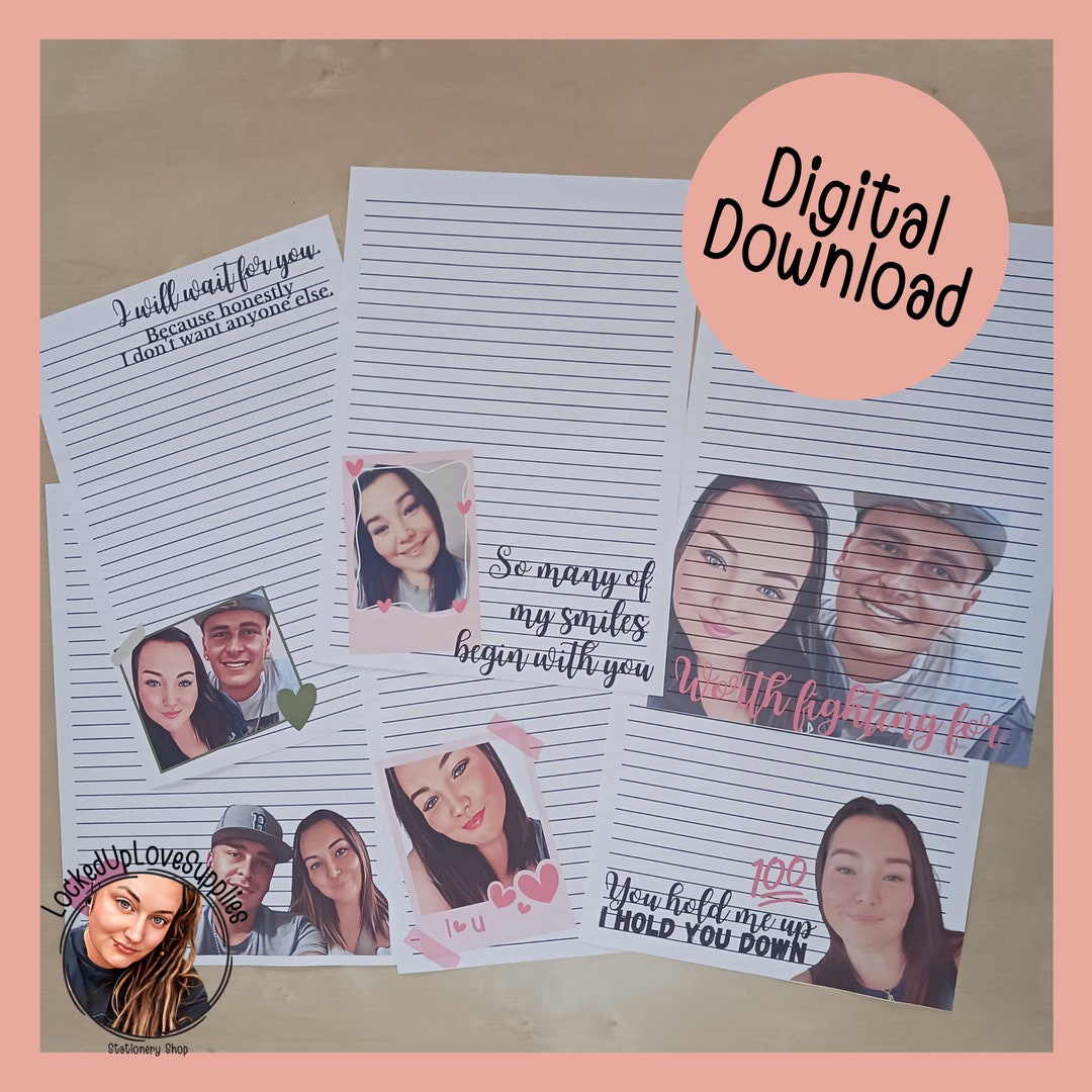 I Will Wait Customized Writing Paper Set | 6 Designs | Digitalversion ...