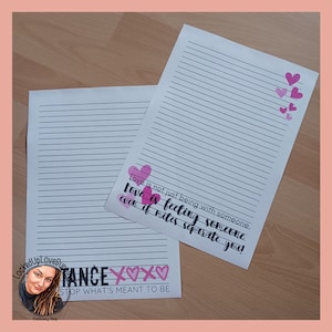 Long Distance Love Writing Paper Set | 6 Designs | Download ...