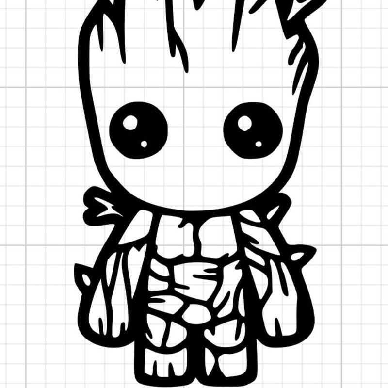 Baby Groot Decals - Etsy