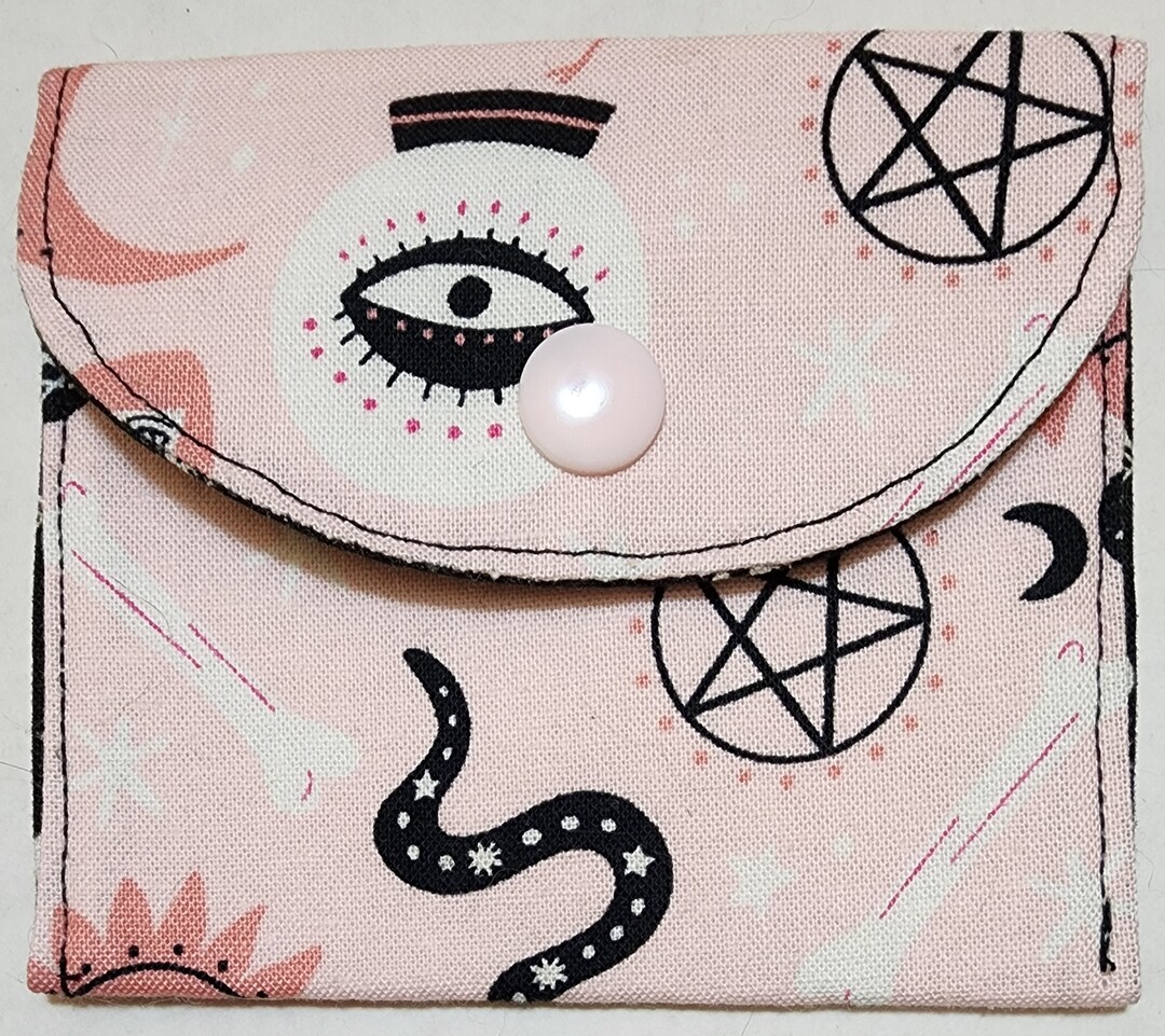 Spooky Witchy Symbols Coin Purse / Mini Wallet - Etsy