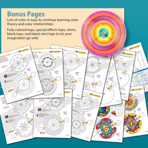 Course Bundle - Spinning Tops & Color Theory With Posters - Etsy