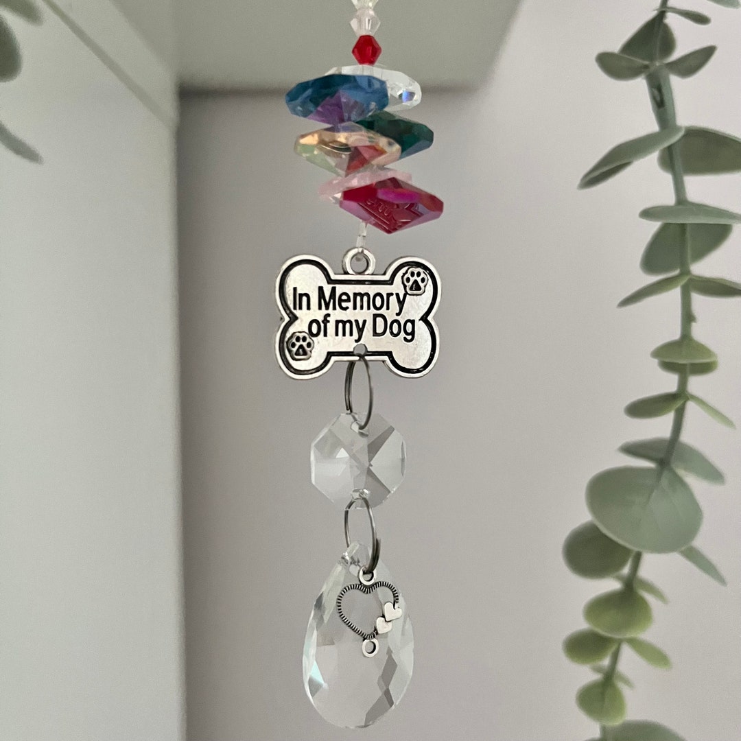Rainbow Bridge Suncatcher Dog Memorial Gift Rainbow Bridge - Etsy