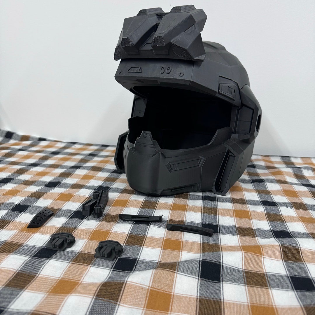 The Halo Reach Grenadier (jorge) Helmet 3D Printed Raw Helmet - Etsy