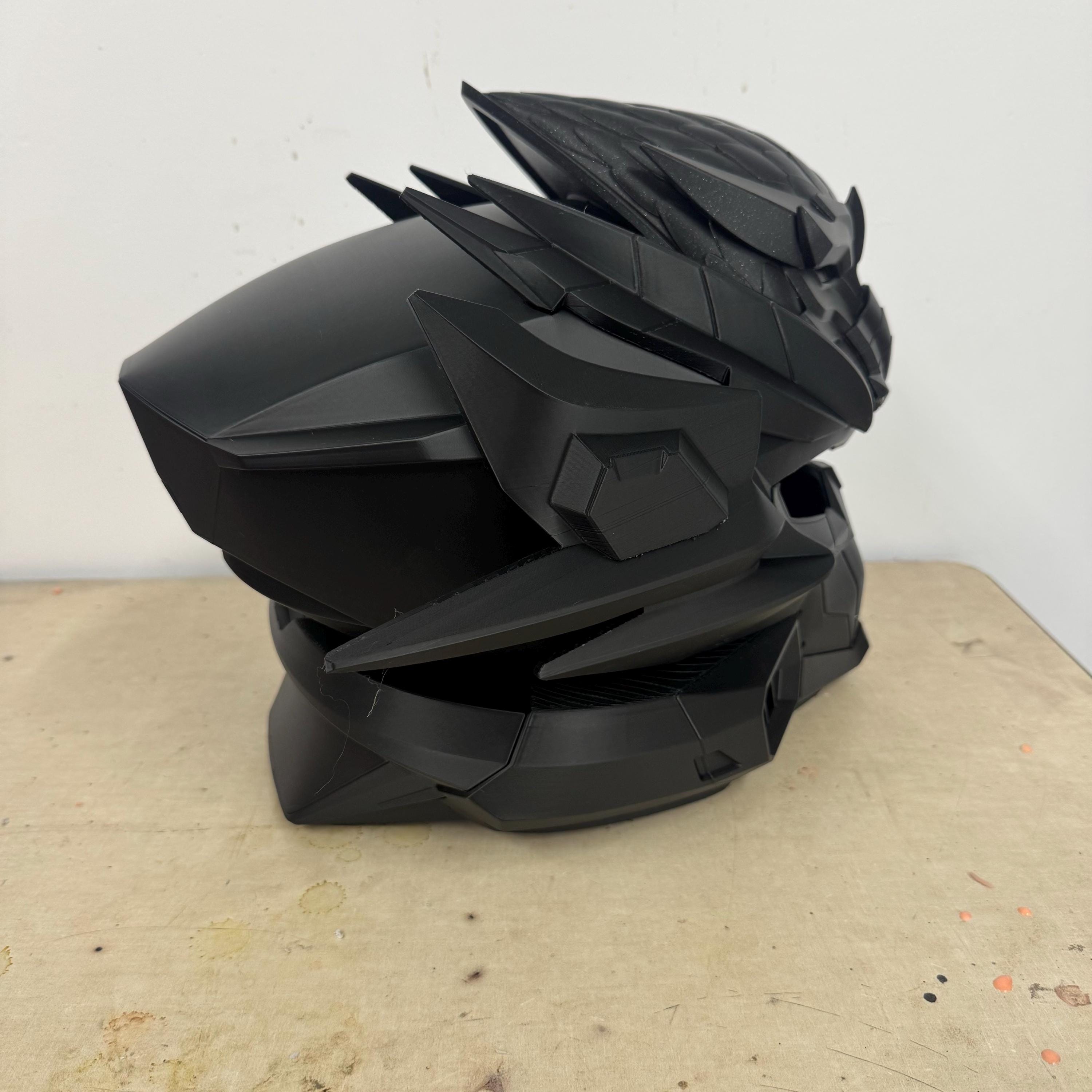 Halo Infinite Hayabusa 3D Printed Custom Cosplay Helmet Raw Print - Etsy