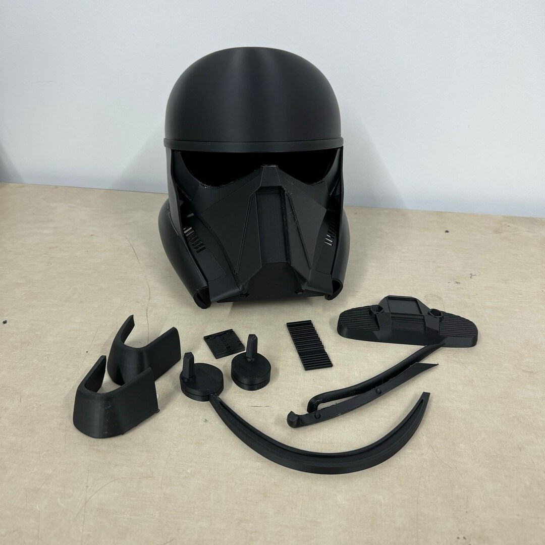 Star War Death Trooper Helmet Custom 3D Printed Helmet Raw Print for ...
