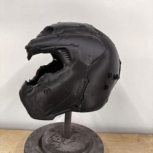 Doom Slayer Raw 3D Printed Cosplay Helmet - Etsy
